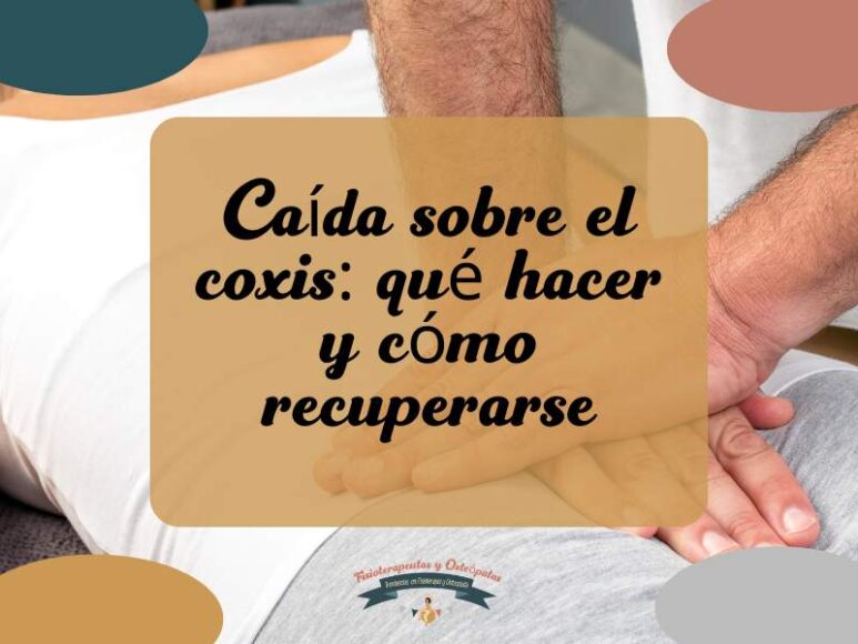 Caída sobre el coxis: qué hacer y cómo recuperarse